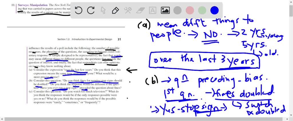 Surveys: Manipulation The New York Times did a special report on ...
