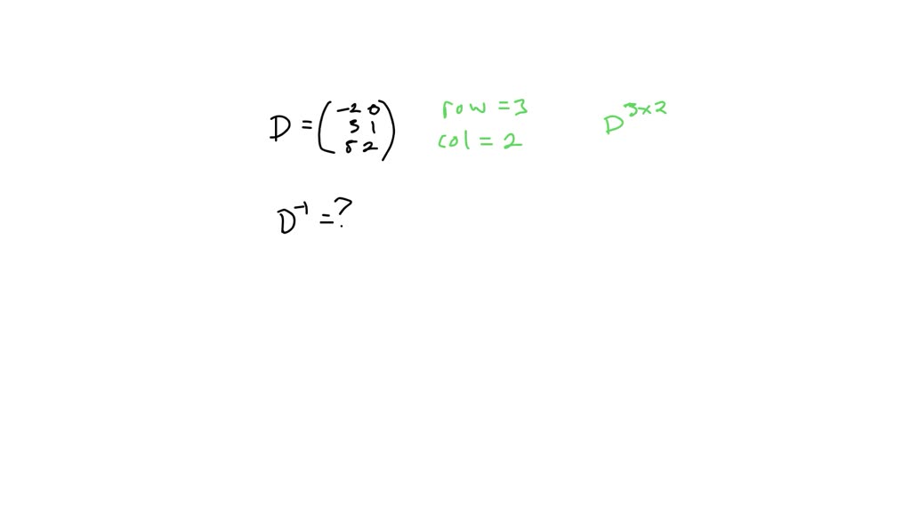 SOLVED:The matrices A, B, C, D, E, F, and G are defined as follows: A=( 2 3 -1 4 ) B=( 1 -1 3 0 ...