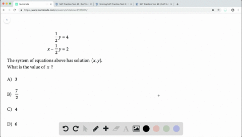 Sat practice test # 5 | Numerade