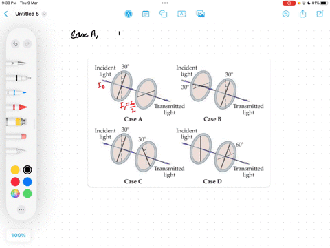 ⏩SOLVED:Figure 15.43 shows four polarization experiments (A, B, C ...