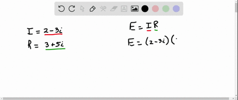 SOLVED:Complex numbers are used in electronics to describe the current ...