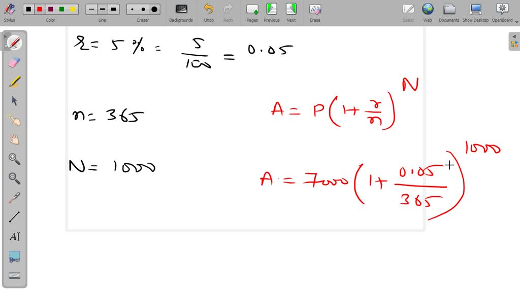 SOLVED:a certificate of deposit has a principal of P and an annual ...