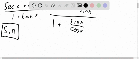 For the following exercises, simplify the first trigonometric ...