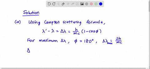 SOLVED:(a) Calculate the maximum increase in photon wavelength that can ...