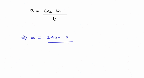 SOLVED:A wheel starts from rest and acquires a rotational speed of 240 ...