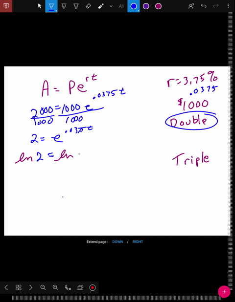 SOLVED:Find the time required for a 1000 investment to a. double at ...