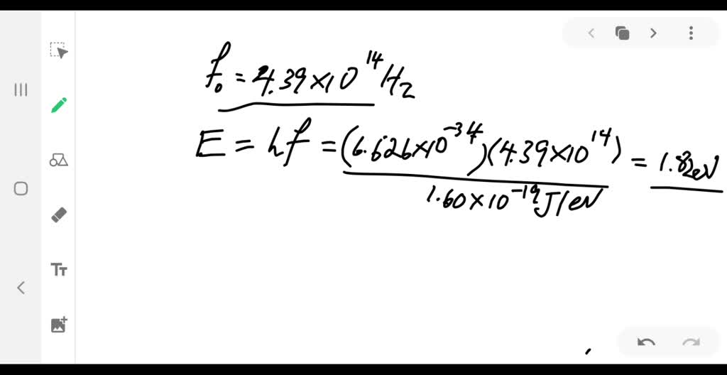 SOLVED:Use Millikan's photoelectric-effect data in Figure 39.10 to ...