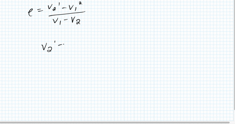 SOLVED:Compute the final velocities v1^' and v2^' after collision of the two cylinders which ...