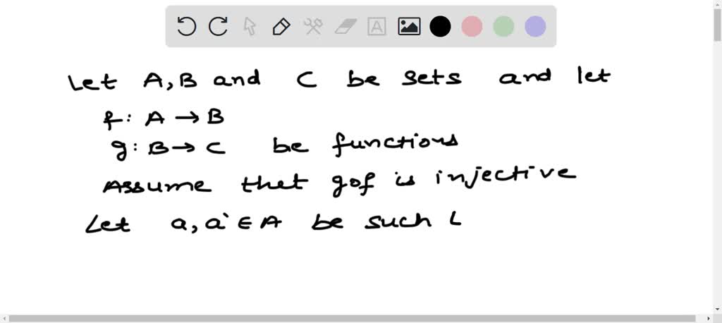 (a) Show that if f: A →B is injective and E ⊆A, then f^-1(f(E))=E. Give ...