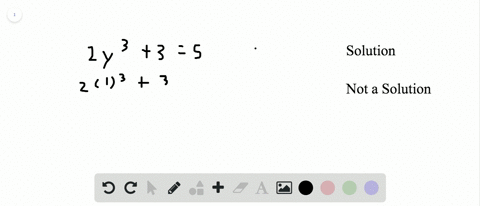 SOLVED:CHECKING SOLUTIONS OF EQUATIONS. Check to see if the given value of the variable is or is ...