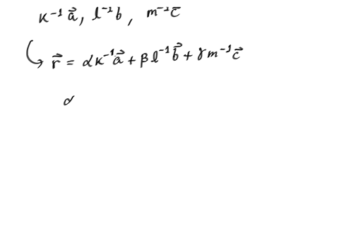 Three non-coplanar vectors 𝐚, 𝐛 and 𝐜, have as their respective ...