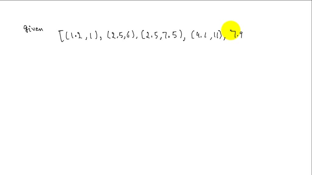 ⏩SOLVED:Graph each set of data. Decide whether a linear model is… | Numerade