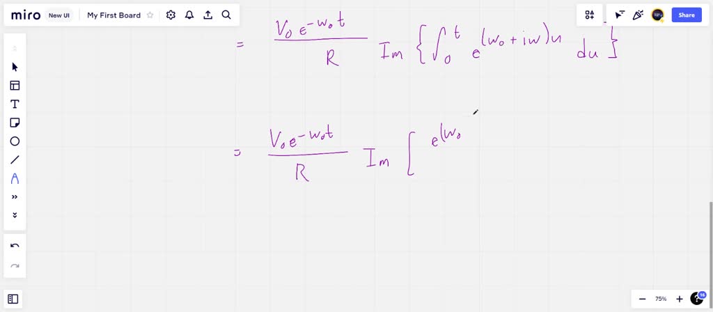 SOLVED:• Calc Suppose an AC power supply is in series with a capacitor. The voltage is V(t)=V0 ...