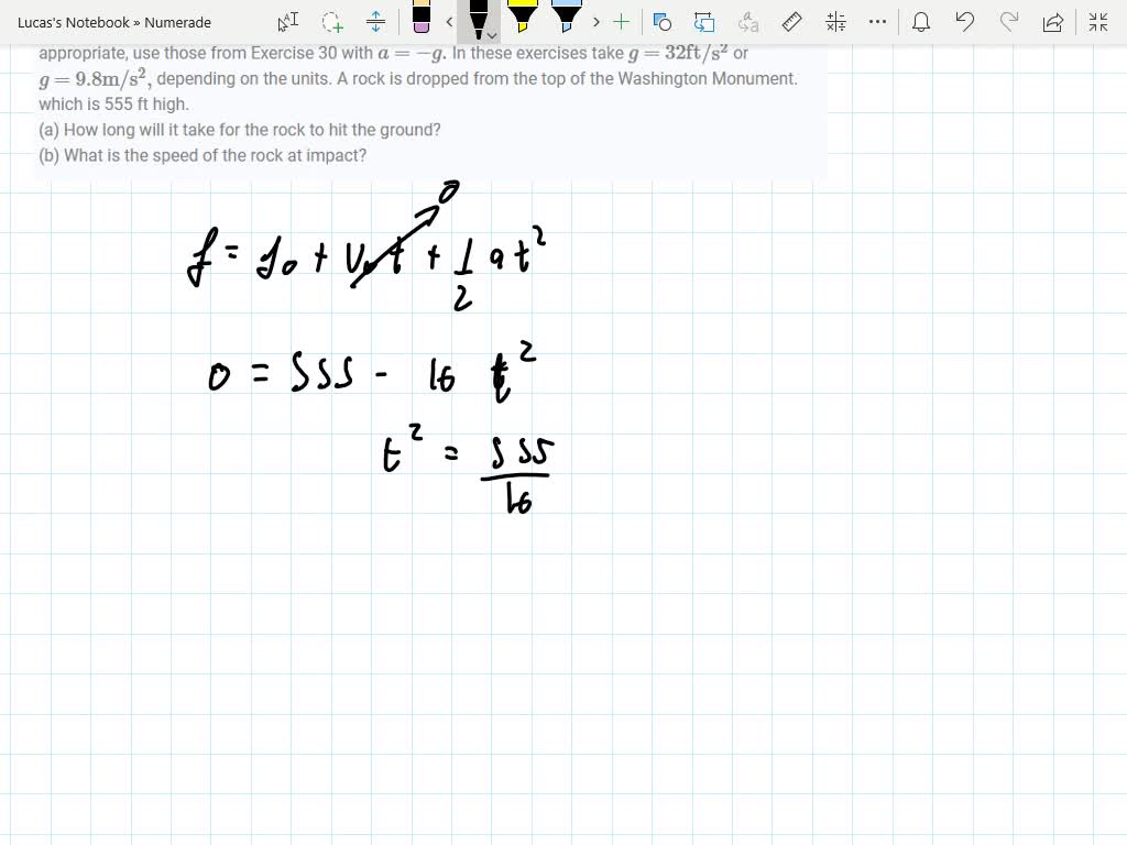 ⏩SOLVED:Assume that a free-fall model applies. Solve these exercises… | Numerade
