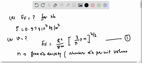 SOLVED:Calculate the Fermi wave vector for an electron censity of 4.2 × ...