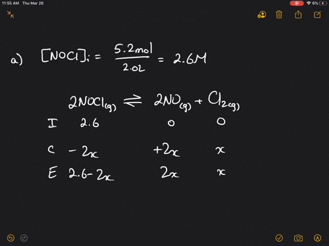 SOLVED:The equilibrium constant for the following reaction is \begin{array}{l} 1.6 \times 10^{-5 ...