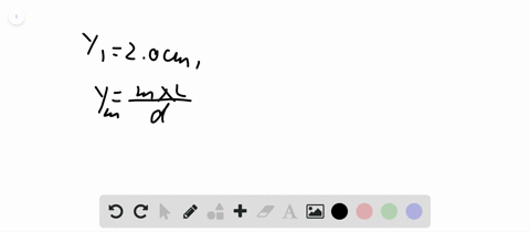 ⏩SOLVED:Monochromatic light passes through two slits and then… | Numerade