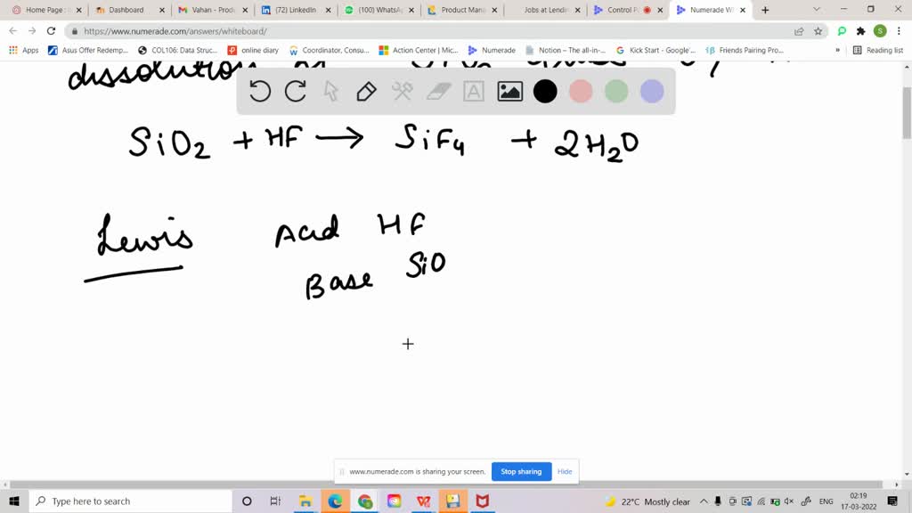 SOLVED:Give the equation for the dissolution of SiO2 glass by HF and ...
