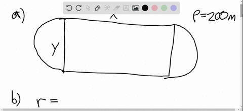 An indoor physical fitness room consists of a rectangular region with a ...