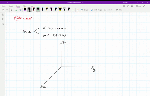 SOLVED:Sketching planes Sketch the following planes in the window [0,5 ...