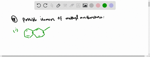 SOLVED:How many isomers are possible for methyl anthracene? (a) 2 (b) 3 ...