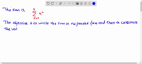 ⏩SOLVED:Write out each sum in expanded form, and then calculate the ...