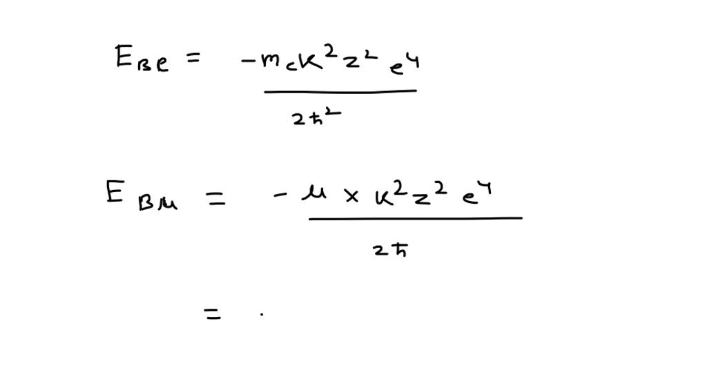 SOLVED:A muon has the same charge as an electron but a mass that is 207 ...
