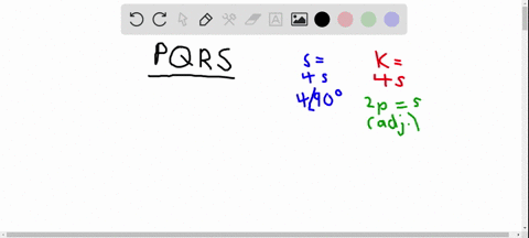 SOLVED: a. PQRS is a kite and also a rectangle. What else do we know ...