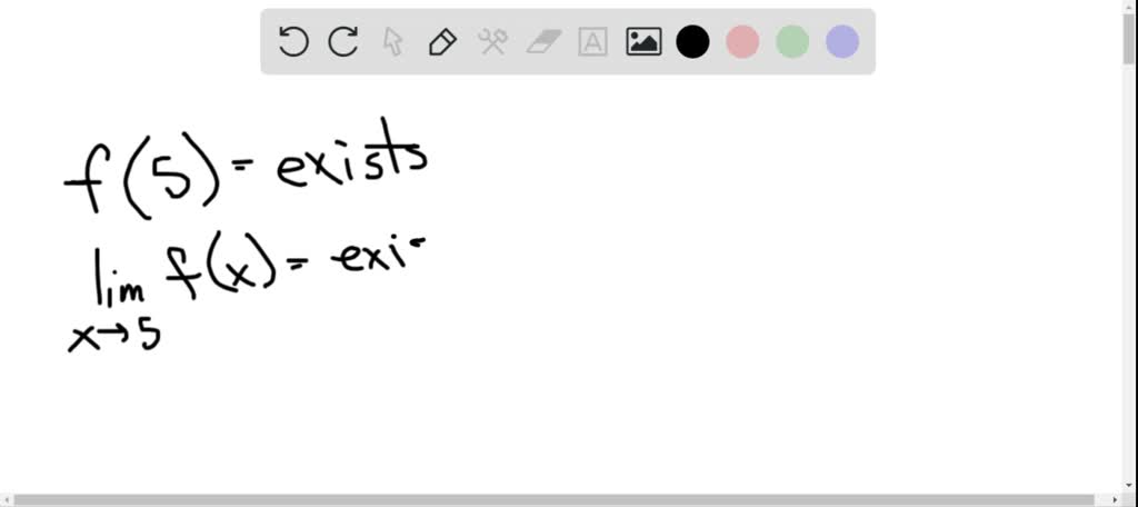 SOLVED:Continuity at a point Determine whether the following functions are continuous at a. Use ...