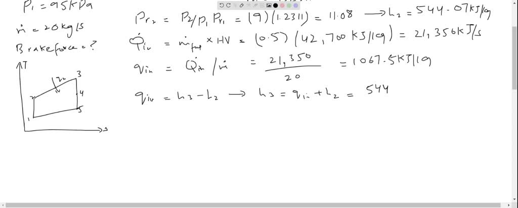 ⏩SOLVED:Consider an aircraft powered by a turbojet engine that has a ...