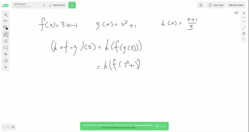 SOLVED Let F x 3 X 1 G x x 2 1 And H x frac x 1 3 Evaluate