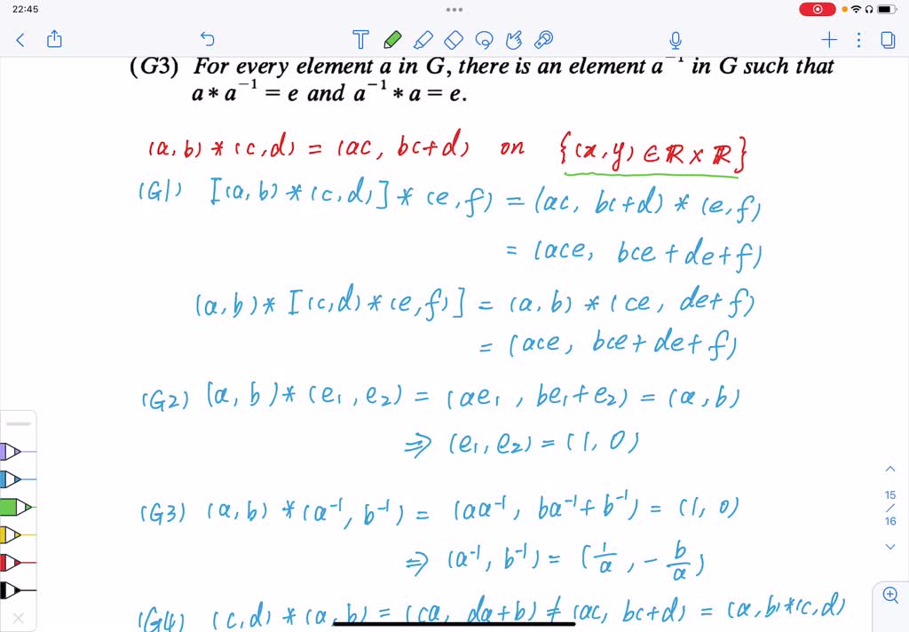 SOLVED:The symbol ℝ ×ℝ represents the set of all ordered pairs (x, y ...