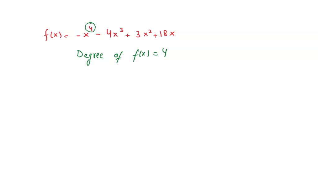 SOLVED:Determine the maximum possible number of turning points of the graph of each polynomial ...