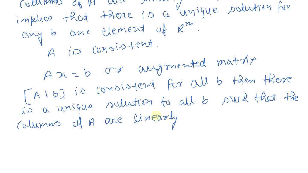 ⏩SOLVED:Prove that a system A X=B of m linear equations in n… | Numerade