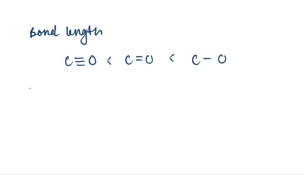 SOLVED:Describe the trends in bond length and bond energy for single ...