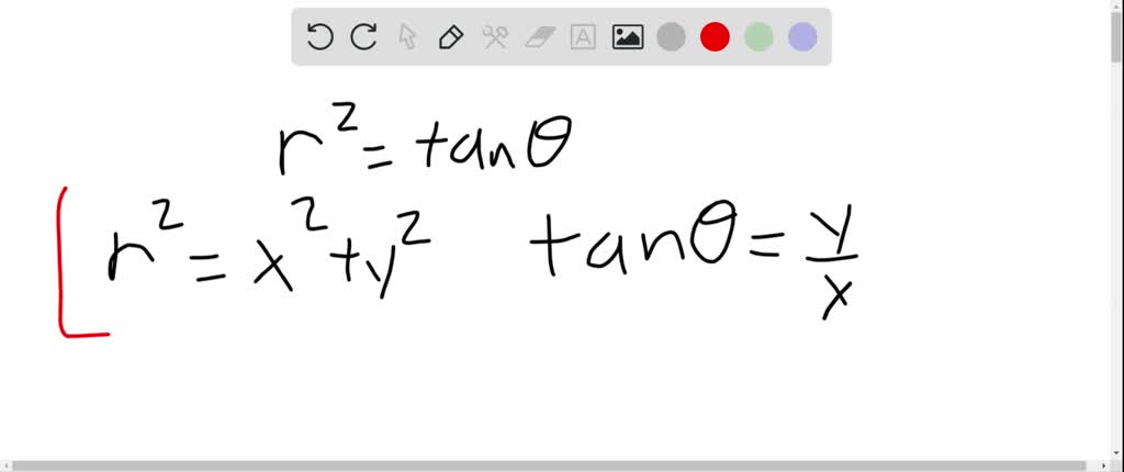 SOLVED:(Polar coordinates) Using the identity θ=tan^-1(y / x), show ...