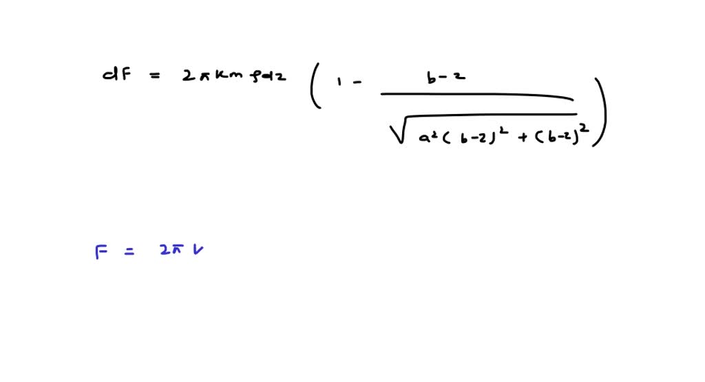 Solved Find The Gravitational Attraction That The Given Object Exerts