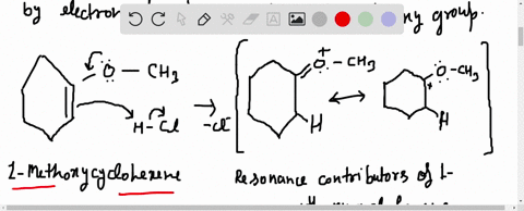 ⏩SOLVED:Addition of HCl to L -methoxycyclohexene yields 1… | Numerade