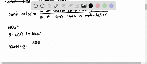 ⏩SOLVED:Consider the nitrogen-oxygen bond lengths in NO2^+ NO2 ...