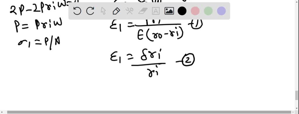 SOLVED:The inner ring A has an inner radius r1 and outer radius r2. The ...