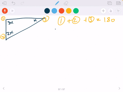 SOLVED:Use the problem-solving flowchart. Find the measures of the vertical angles labeled in ...