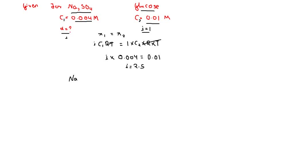 SOLVED:A 0.004 \mathrm{M} solution of \mathrm{Na}_{2} \mathrm{SO}_{4 ...