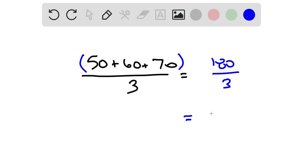 ⏩SOLVED:Calculate the average of the numbers in each of the… | Numerade