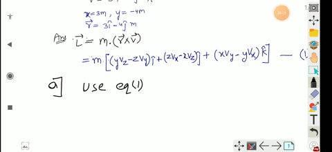 SOLVED: A 2.0 kg particle-like object moves in a plane with velocity components vx=30 m / s and ...