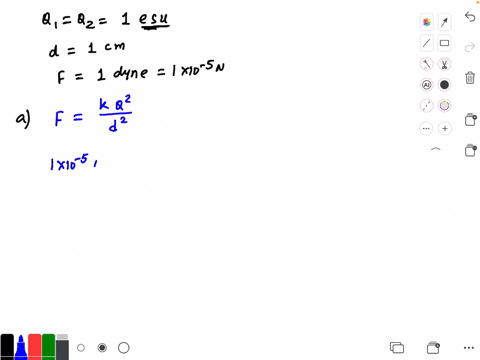 ⏩SOLVED:Another unit of charge is the electrostatic unit (esu). It ...