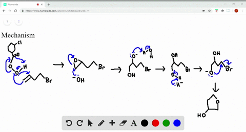 SOLVED:Draw the products formed after Steps [1] and [2] in the ...