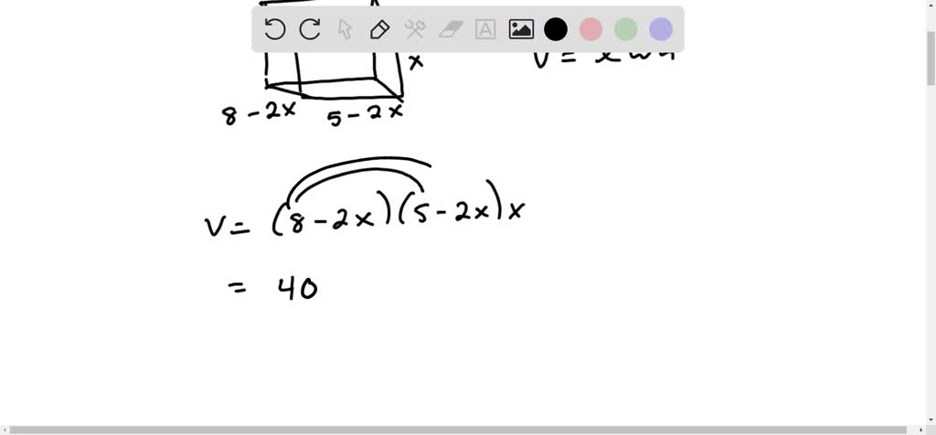 SOLVED:The volume, V, of a rectangular solid with length l, width w ...
