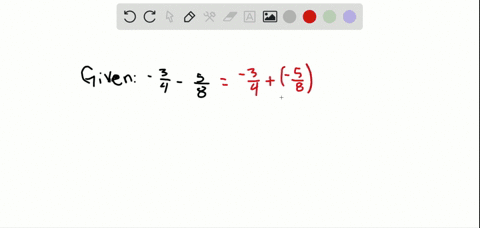 Solved:find Each Difference. -(3) (4)-(5) (8)