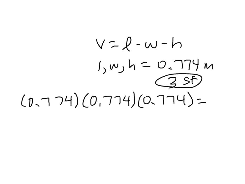 SOLVED What Is The Volume In Cubic Centimeters Of A Cube With Sides Of SOLVED What Is The Volume In Cubic Centimeters Of A Cube With Sides Of