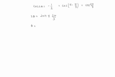 SOLVED:Solve each equation. Give a general formula for all the ...